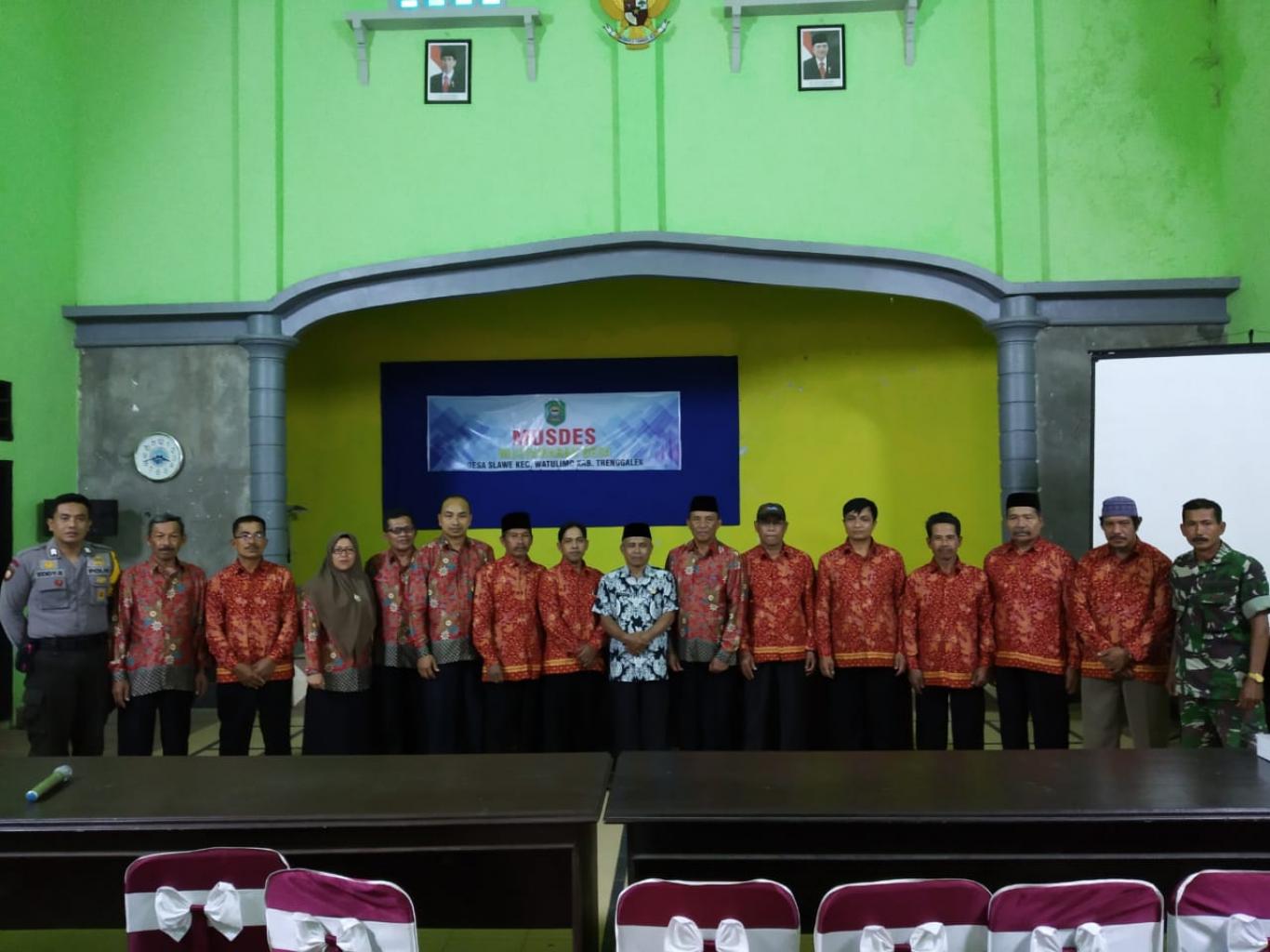 MUSDES, Penyusunan dan Penetapan RPJMDes 2019-2025 - Website Desa SLAWE